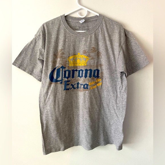 Corona | Shirts | Mens Corona Extra Hurricane Matthew Grey Tshirt Large ...